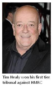 Tim Healy wins appeal against HMRC