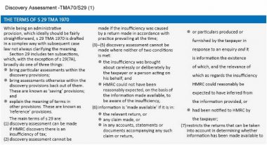 Discovery Assessments - Time Limits & Course of Action